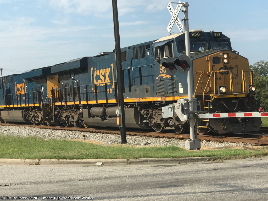 Northbound CSX freight